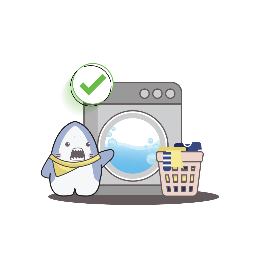 จำหน่ายเครื่องซักผ้าหยอดเหรียญ Blue Whale - CODE CLEAN